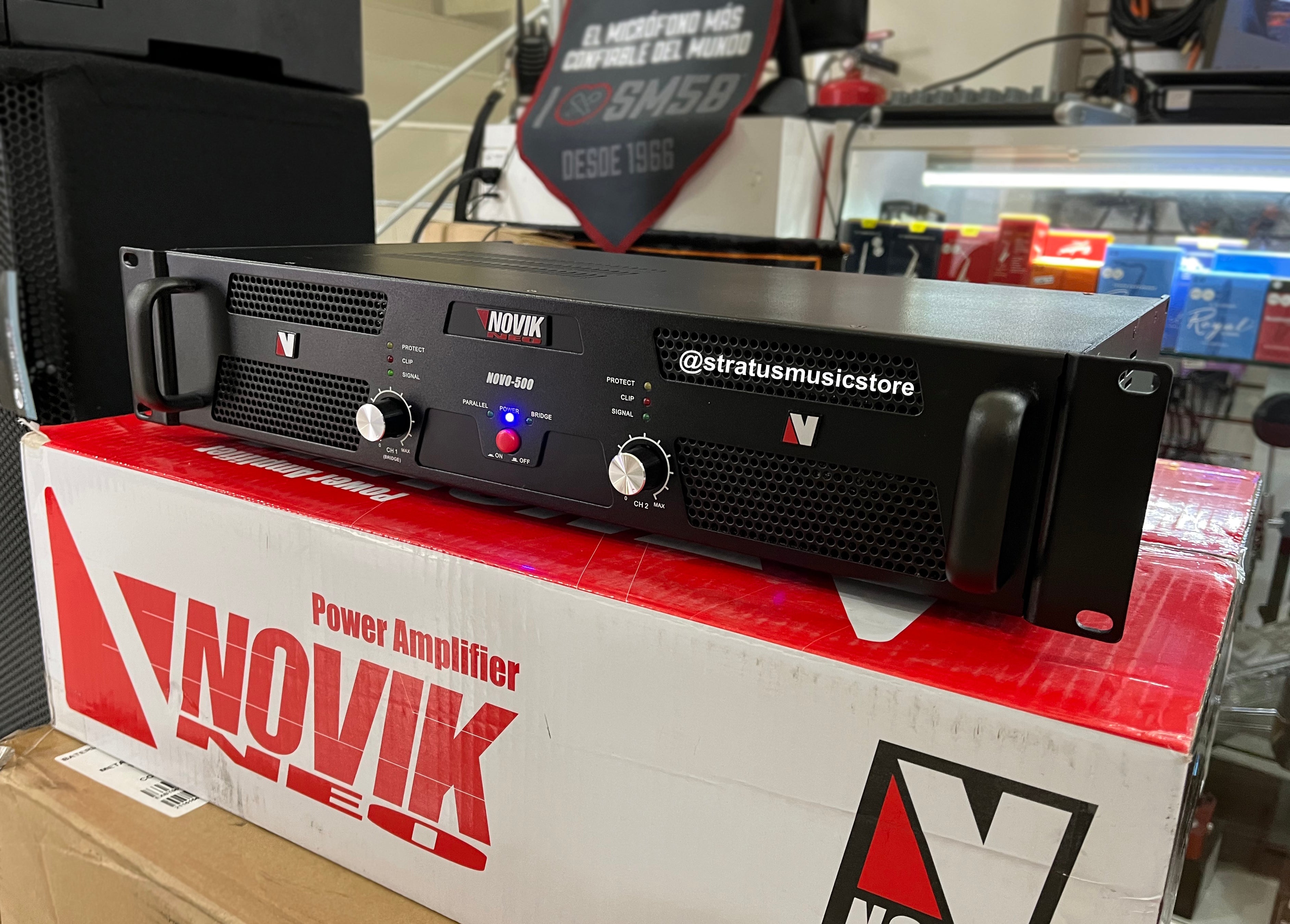AMPLIFICADOR NOVIK 500 DE PODER